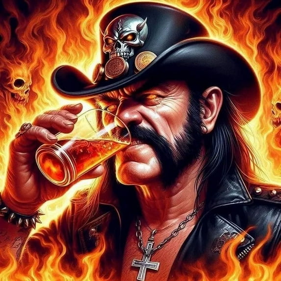 Motorhead Lemmy Kilmister promo poster Wall Art Print 11x11es 24 x 36 ...