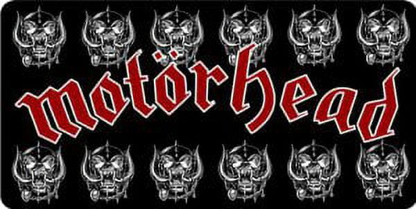 Motorhead Multi Logo Photo License Plate - Walmart.com
