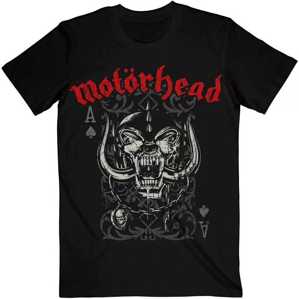 Motorhead Playing Card T-Shirt Black Unisex - Walmart.com