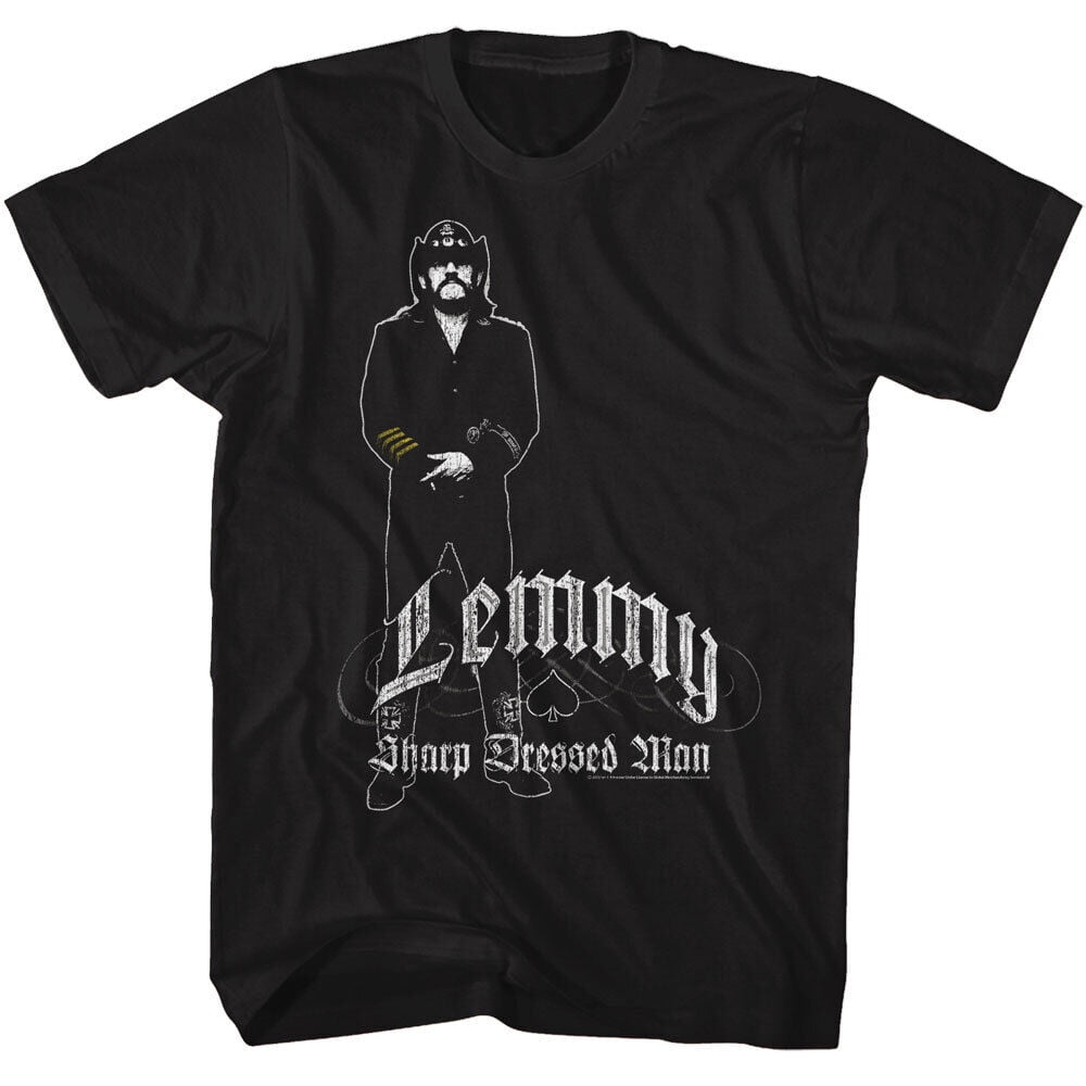Motorhead Singer Lemmy Kilmister Sharp Dressed Man Men's T Shirt Rock ...