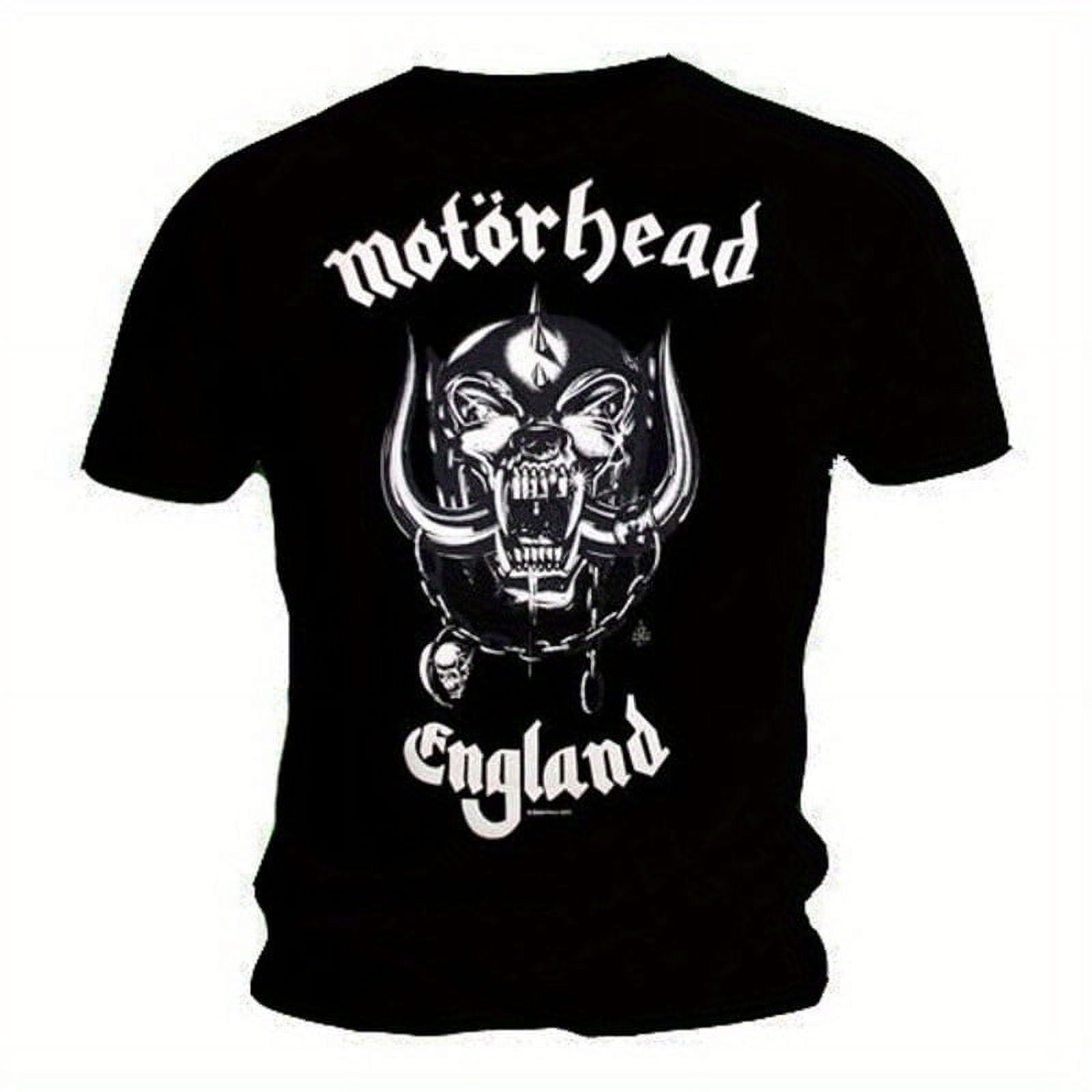 Motorhead T Shirt England Official Mens Black Tee Everything Louder Lemmy NEW - Walmart.com