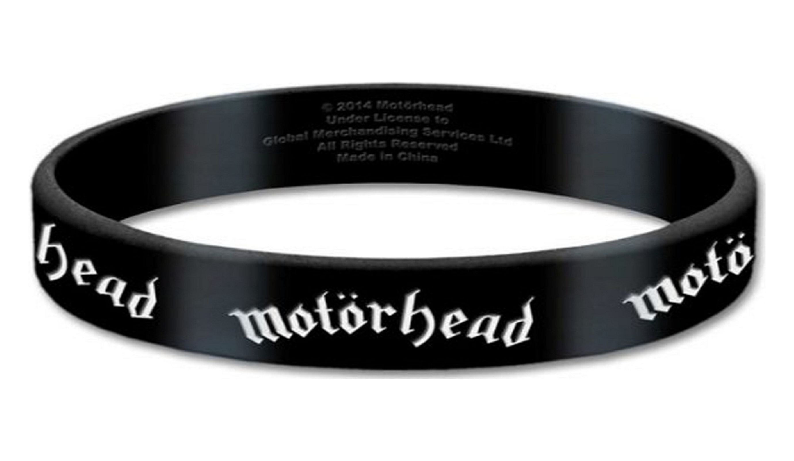 Motorhead Wristband lemmy Classic Warpig Logo Official New Black Rubber ... Motorhead Wristband lemmy Classic Warpig Logo Official New Black Rubber ...