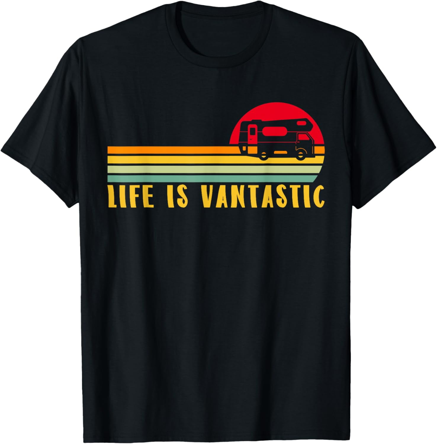 Motorhome Rv Camping Life Is Vantastic Camper Van T-Shirt - Walmart.com