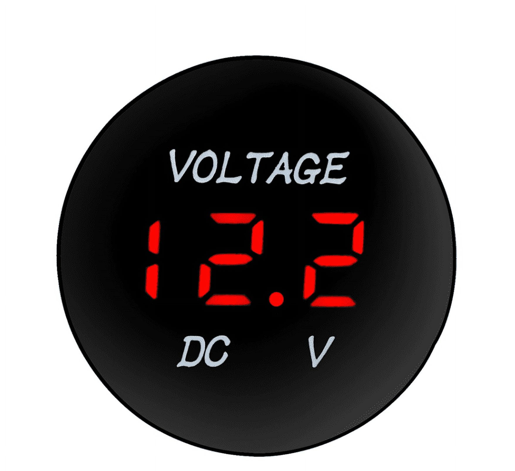 Motorhome Voltmeter DC LED Digital Display Voltmeter Detection ...