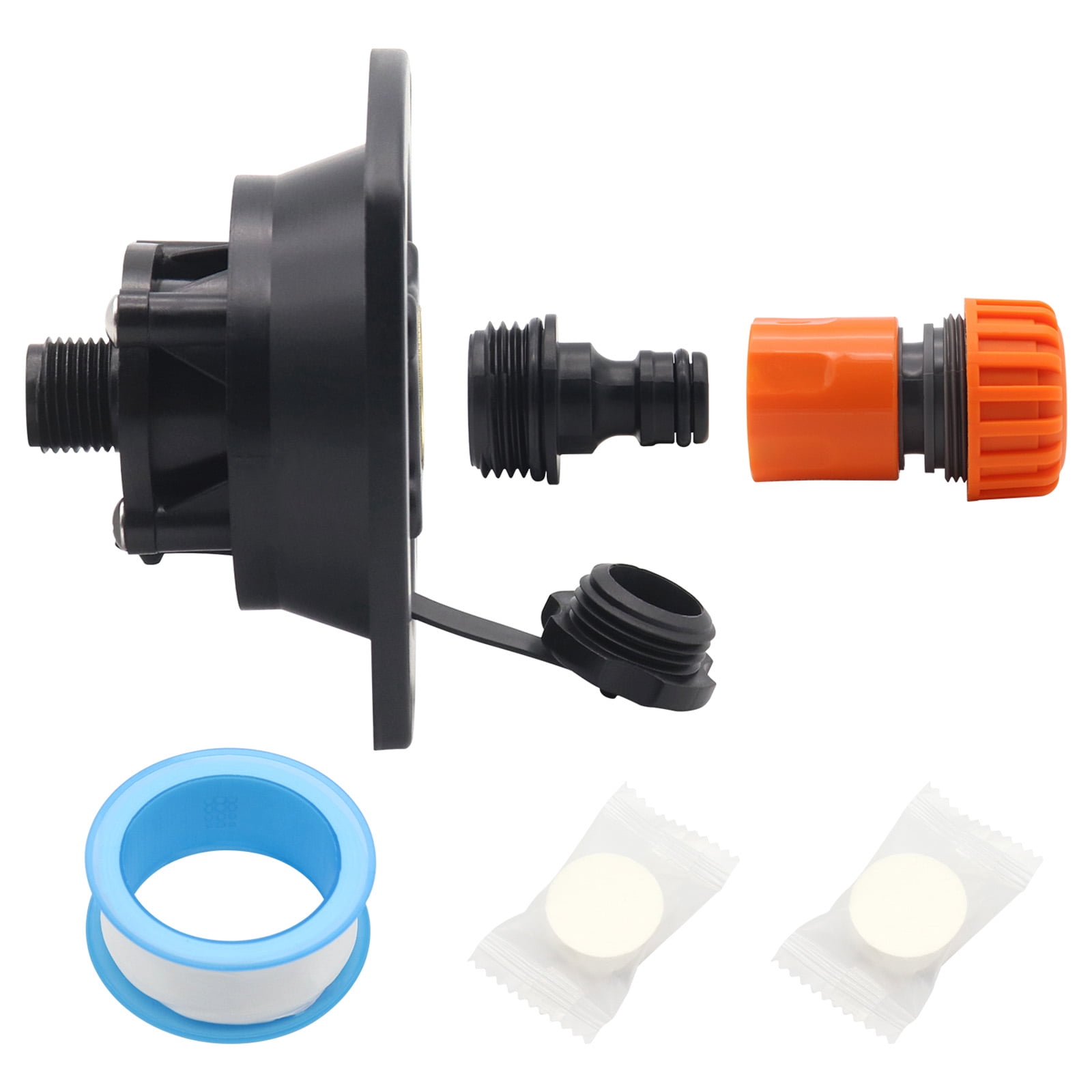 Motorhome Water Systems Adapter Check Valves Set Brass Threaded ...