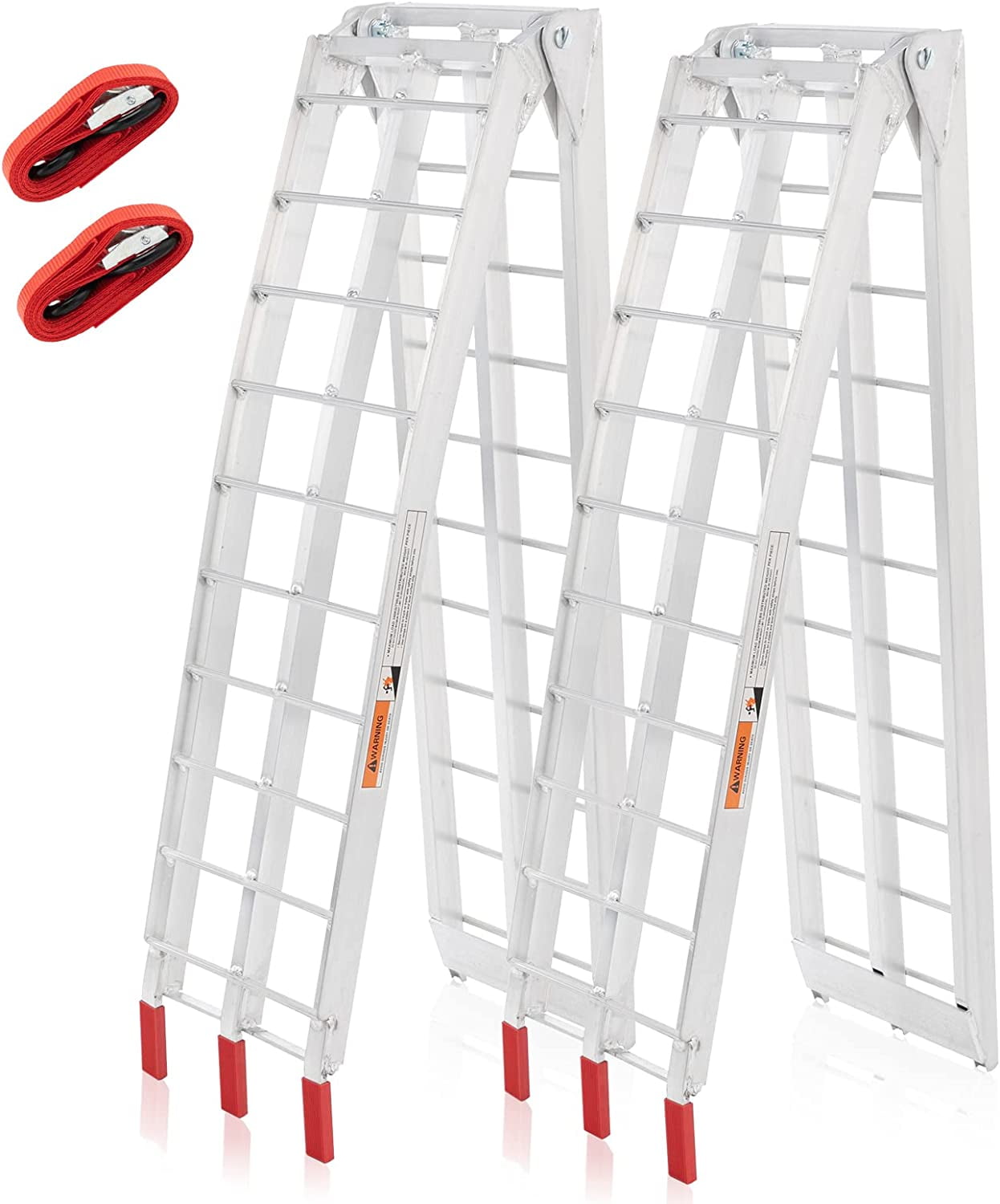 Motorhot 2Pcs 7.5FT ATV Loading Ramps, Aluminum Portable Folding Pickup ...