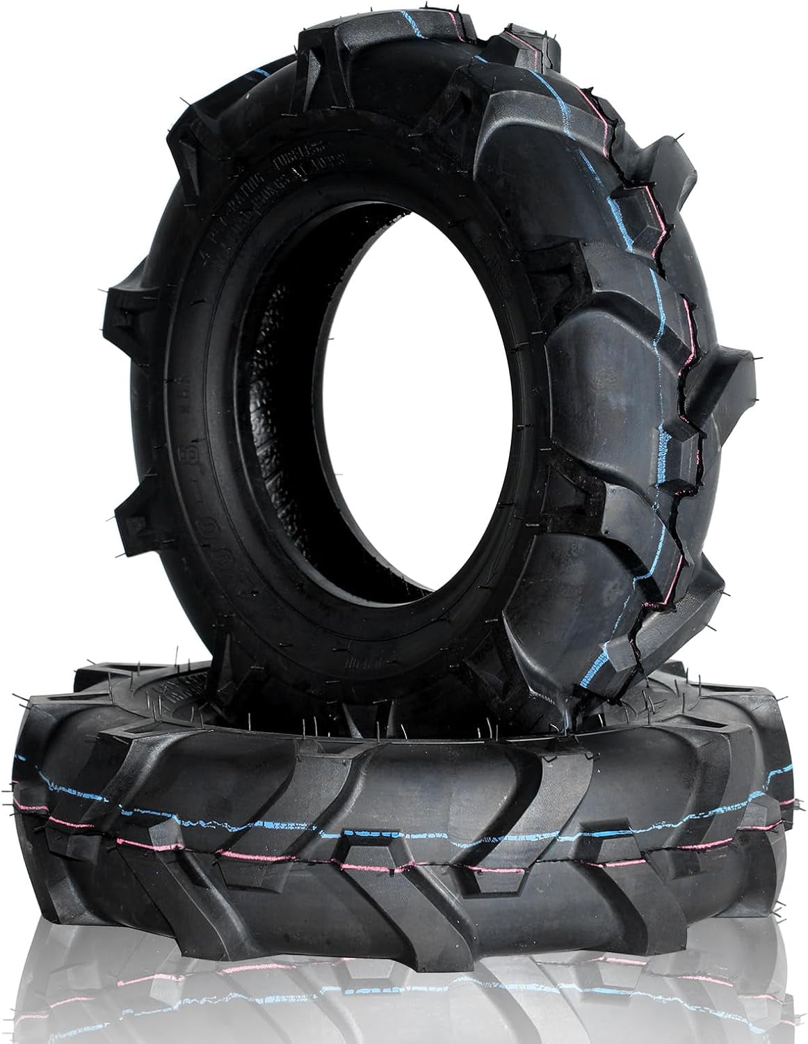 Motorhot 4.00-8 Horse Garden Tiller Tires 4.00x8 Tires Tubeless 4PR ...