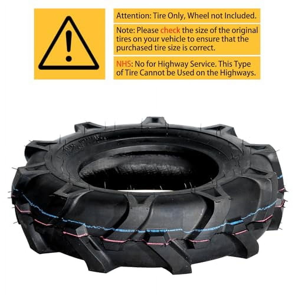 Motorhot 4.00-8 Horse Garden Tiller Tires 4.00x8 Tires Tubeless 4PR ...