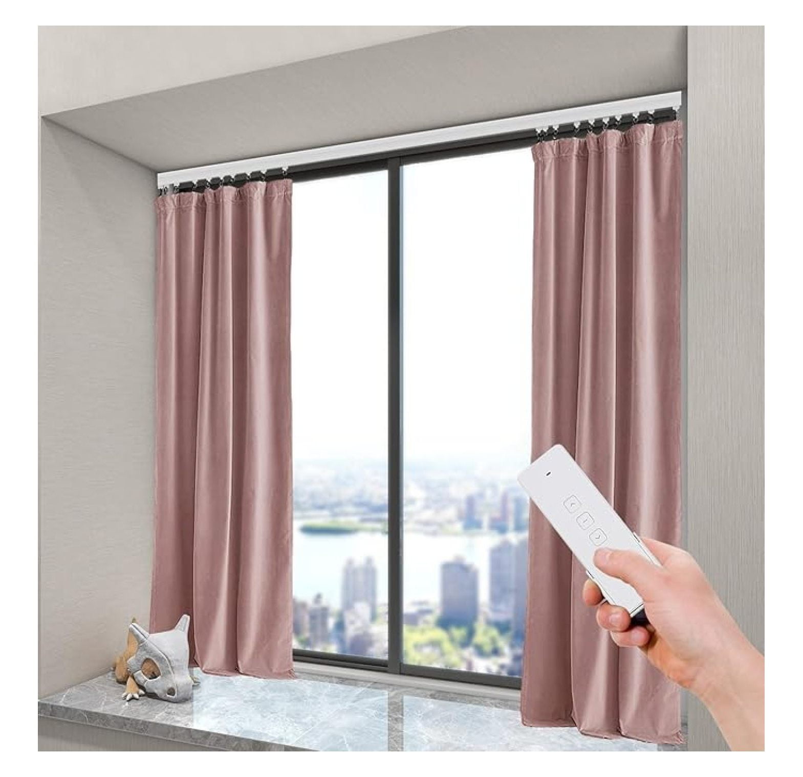 Motorised Curtain Rail, Automatic Opener Smart Curtain Opener with ...