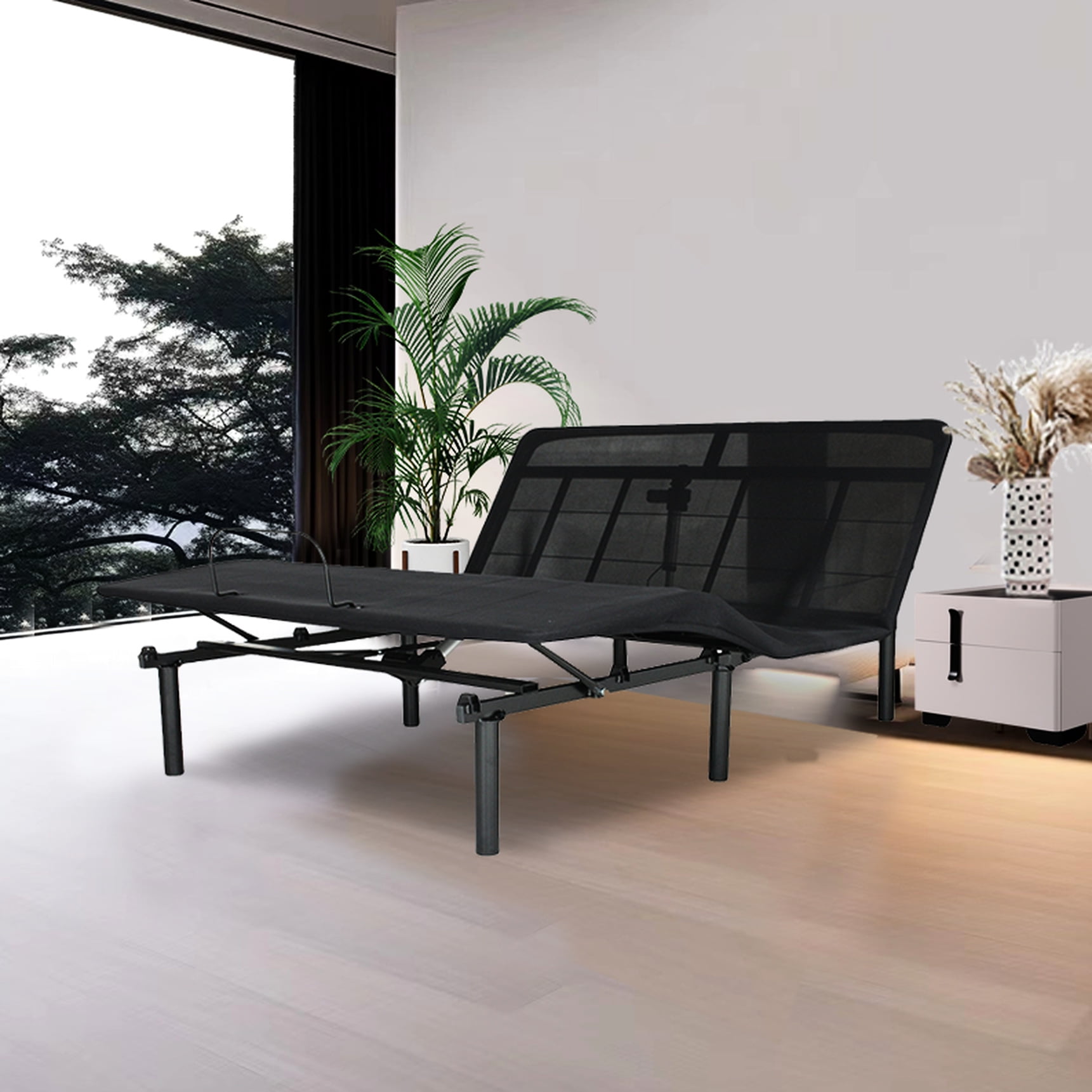 Motorized Adjustable Bed - Foldable To Half. Head And Foot Angles ...