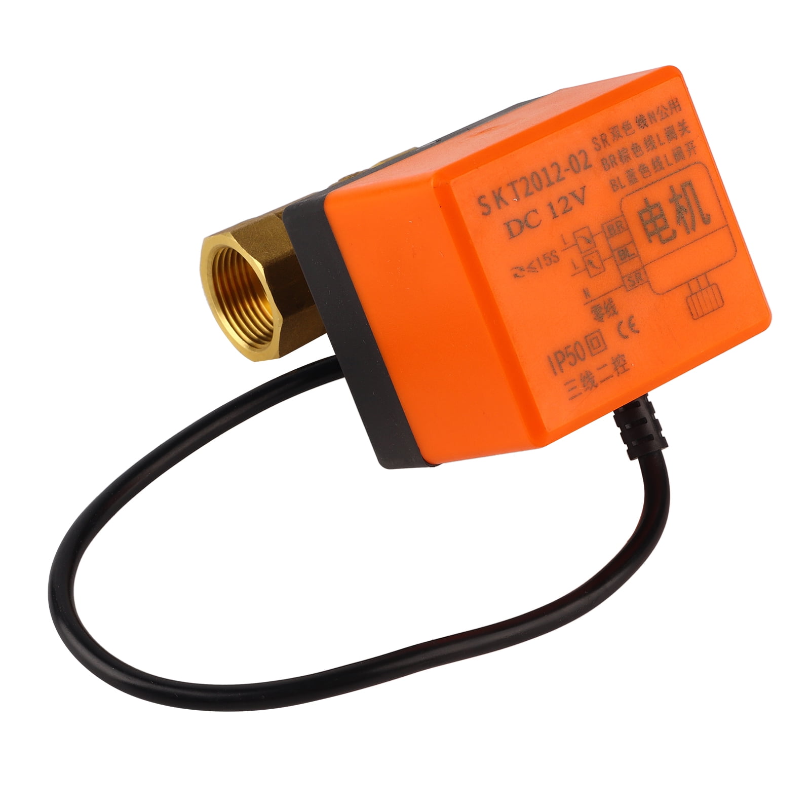 Motorized Ball Valve 2-Way Brass Actuator for Air Conditioning ...