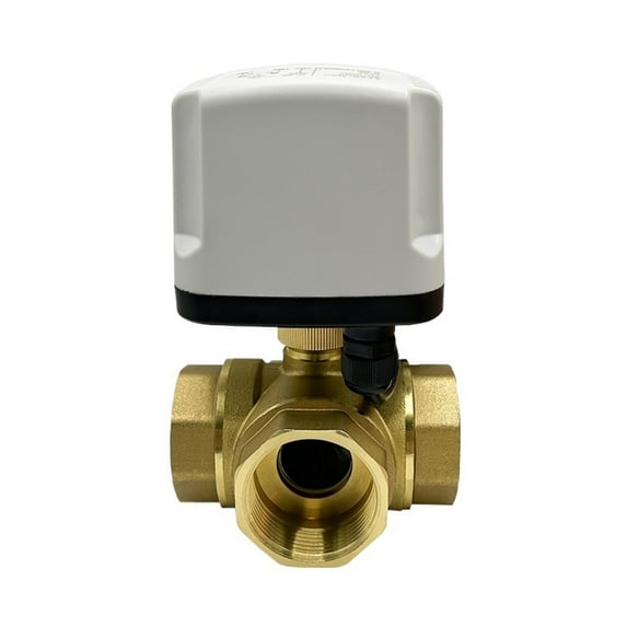 Motorized Ball Valve DN15 DN20 DN25 DN32 DN40 3 Way Brass Motorized ...