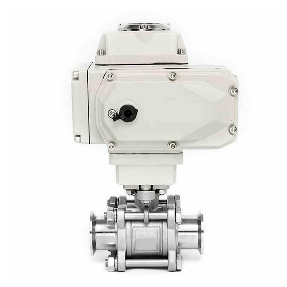 Motorized Ball Valves 2 Way High Platform Electric Ball Valve Stainless ...