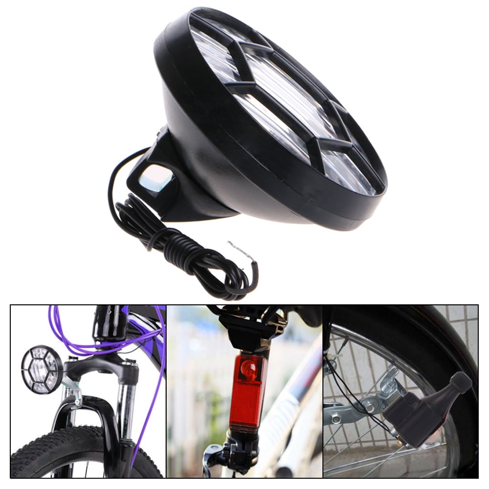 Motorized Bike Bicycle Friction Dynamo Generator LED Head Tail Light ...