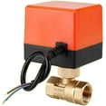 Motorized Electric 2-way Brass Ball Valve DN15 DN20 DN25 DN32 40 50 AC 220V 2 Way 3 Wire With ...