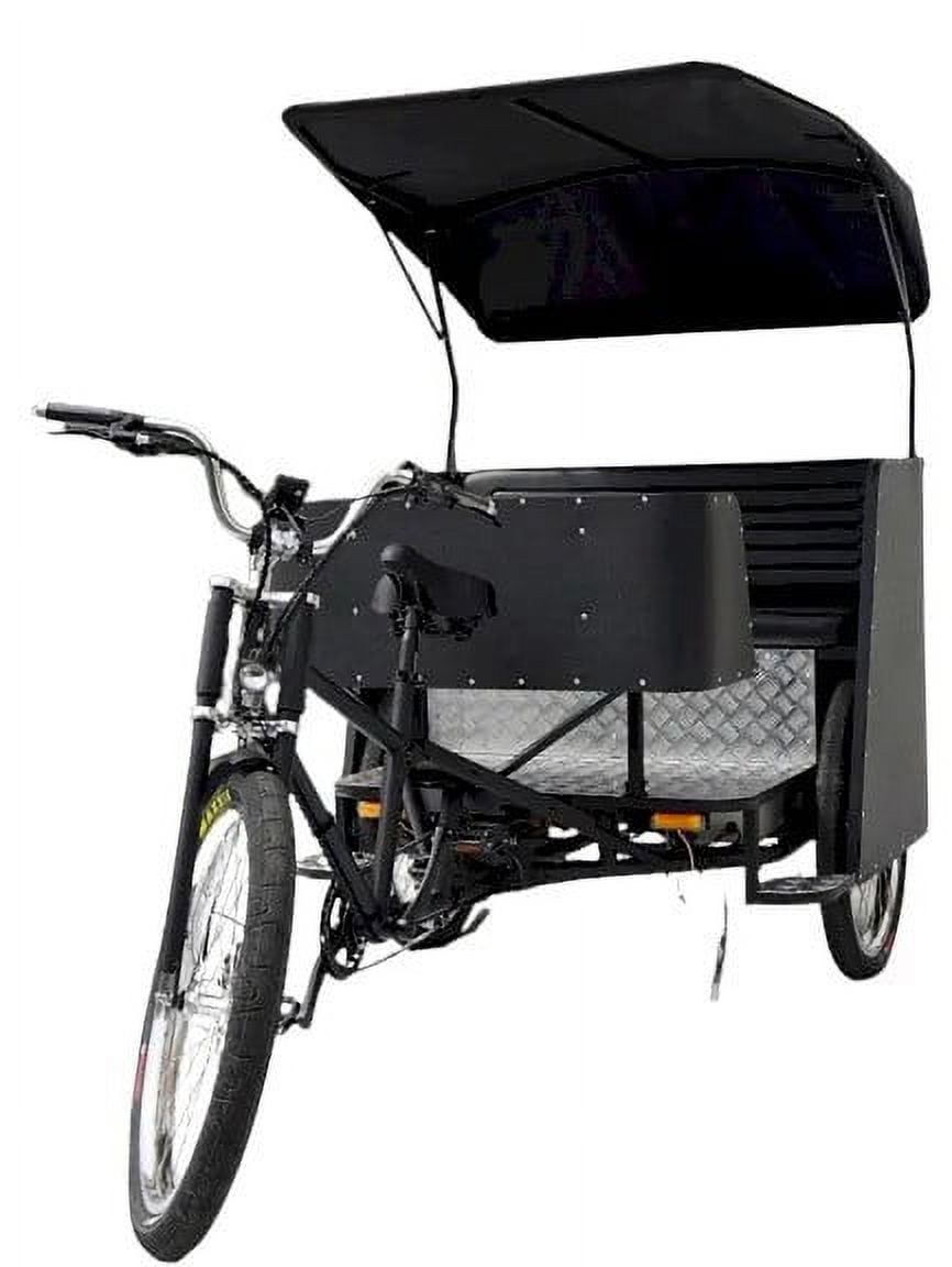 Motorized Electric Pedicab for Sale | Five-Person Rickshaw Trike with ...