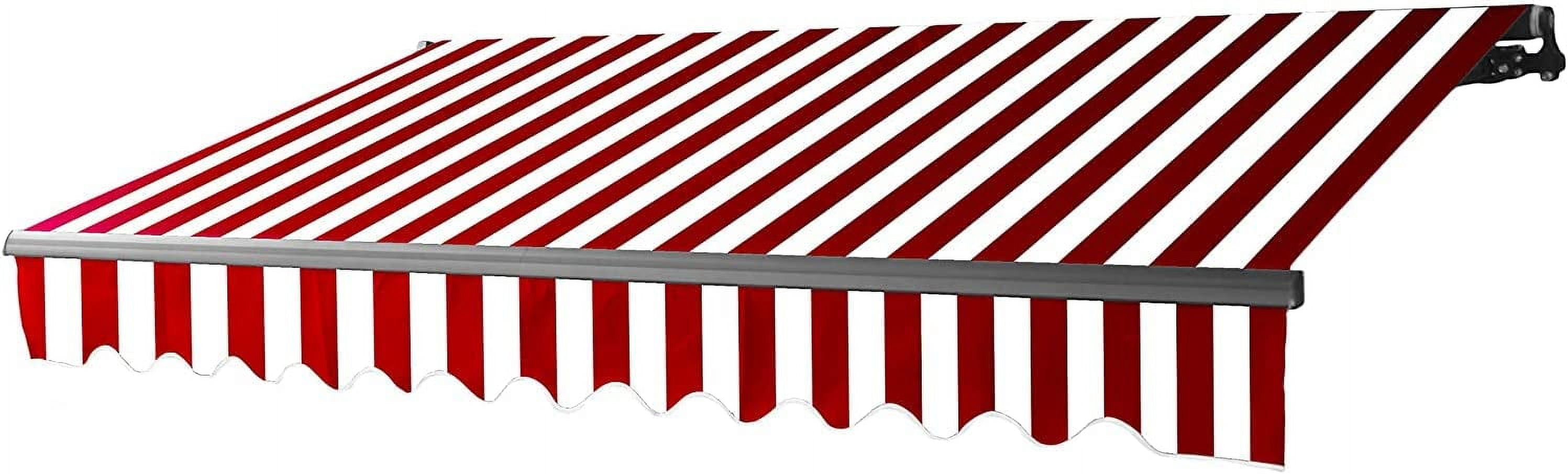 Motorized Patio Awning | Controlled Automatic | Black Frame ...