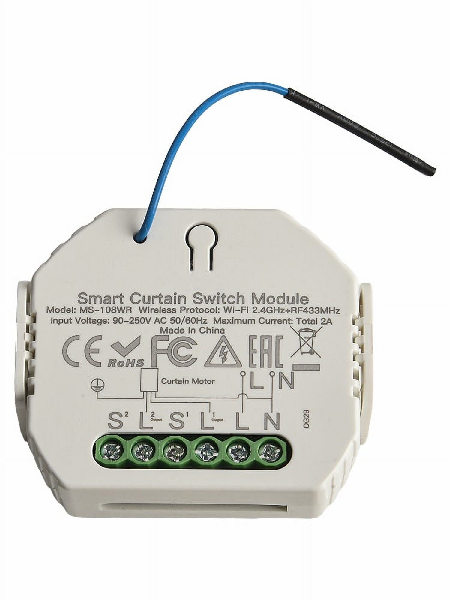 Motorized Roller Shutters Switch RF433 Technology For Motorized Roller ...