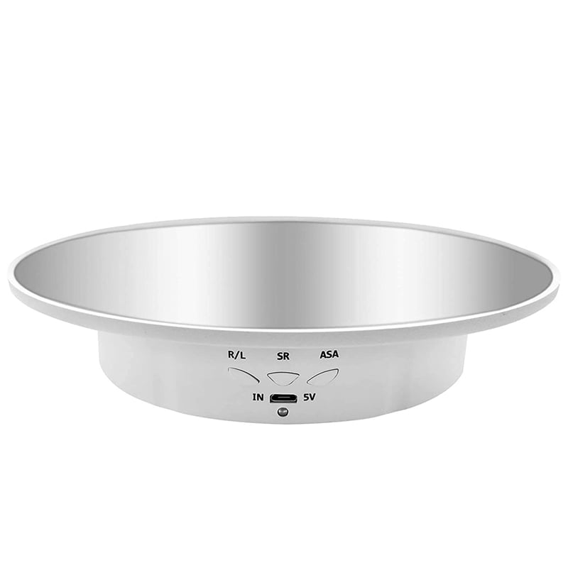 Motorized Rotating Display Stand, 7.87Inch,for Photography (White ...