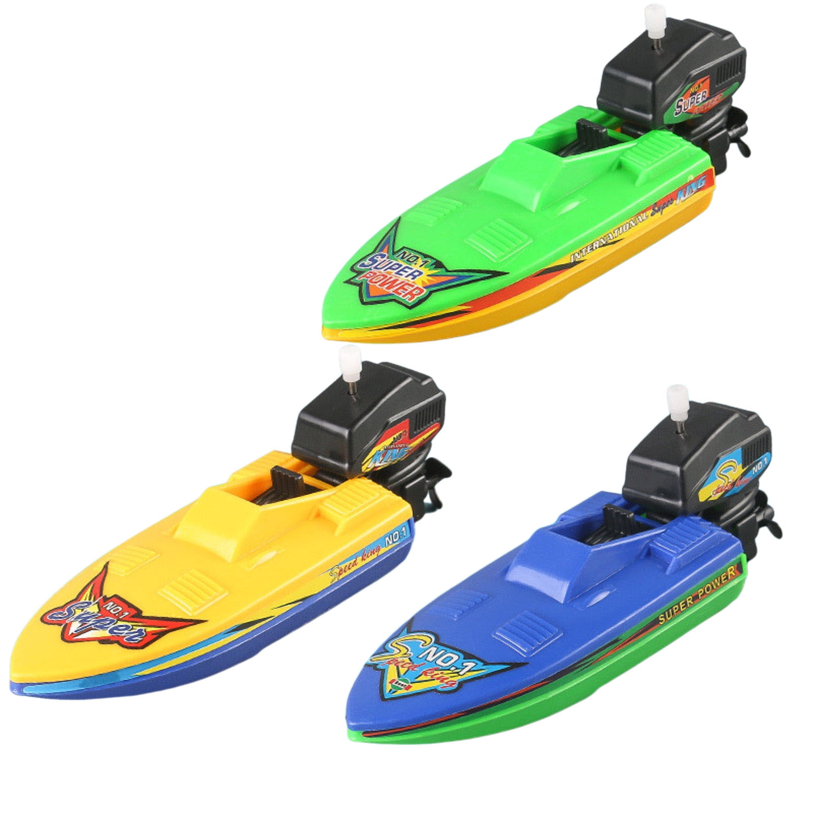 Motorized Solar Speedboat Wind Up Boat Kits Pool Water Toy Fun Floating ...