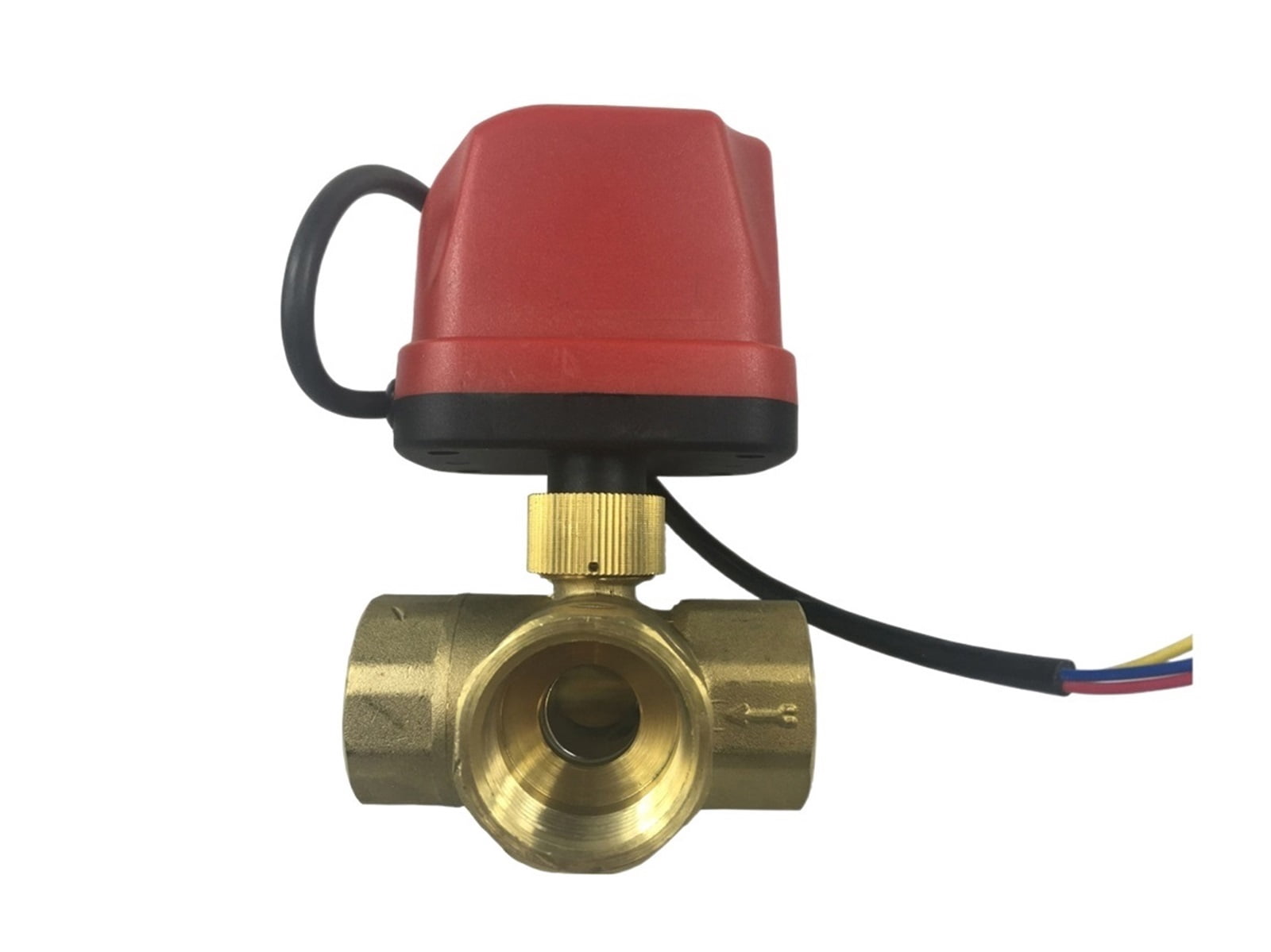 Motorized Valve Brass, G1" DN25, 3 Way, Electrical Valve, Motorized ...