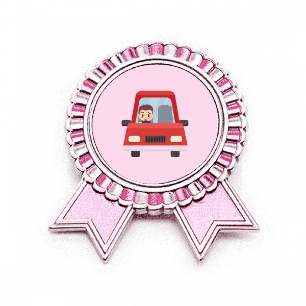 Motorman Steer Chauffeur Hackman Driver Badge Brooch Pin Pink Winner ...
