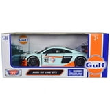 Motormax 79667GULF 1 to 24 Scale Audi R8 LMS GT3 No.28 Light Blue with ...