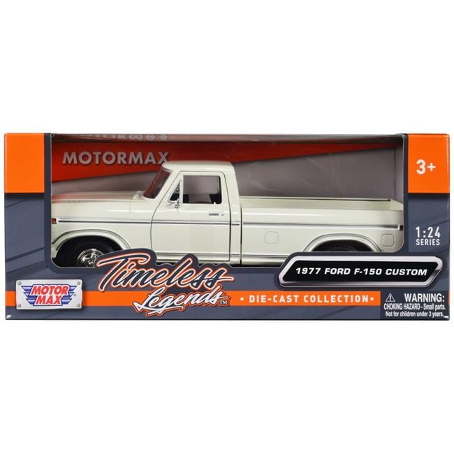 Motormax 79386WH 1977 Ford F-150 Custom Pickup Truck Timeless Legends ...
