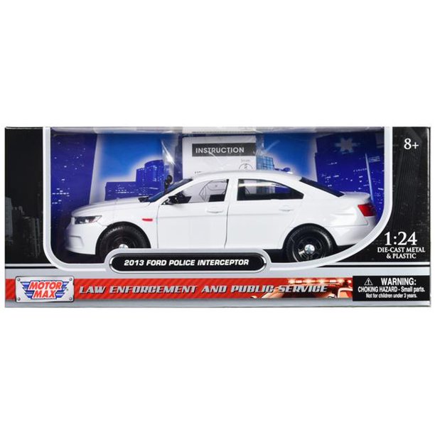 Motormax 2013 Ford Police Interceptor Unmarked Custom Builders Kit ...