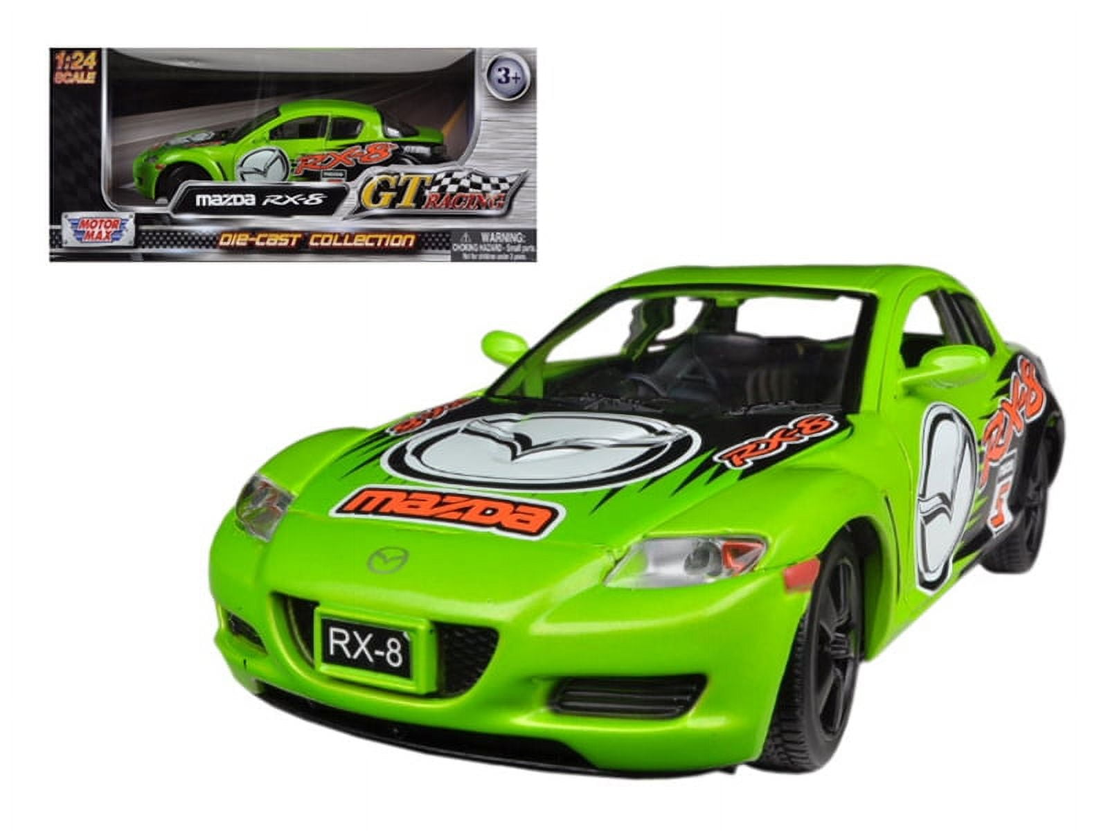 Mazda RX-8 #5 Green "GT Racing" Series 1/24 Diecast Model Car by ...