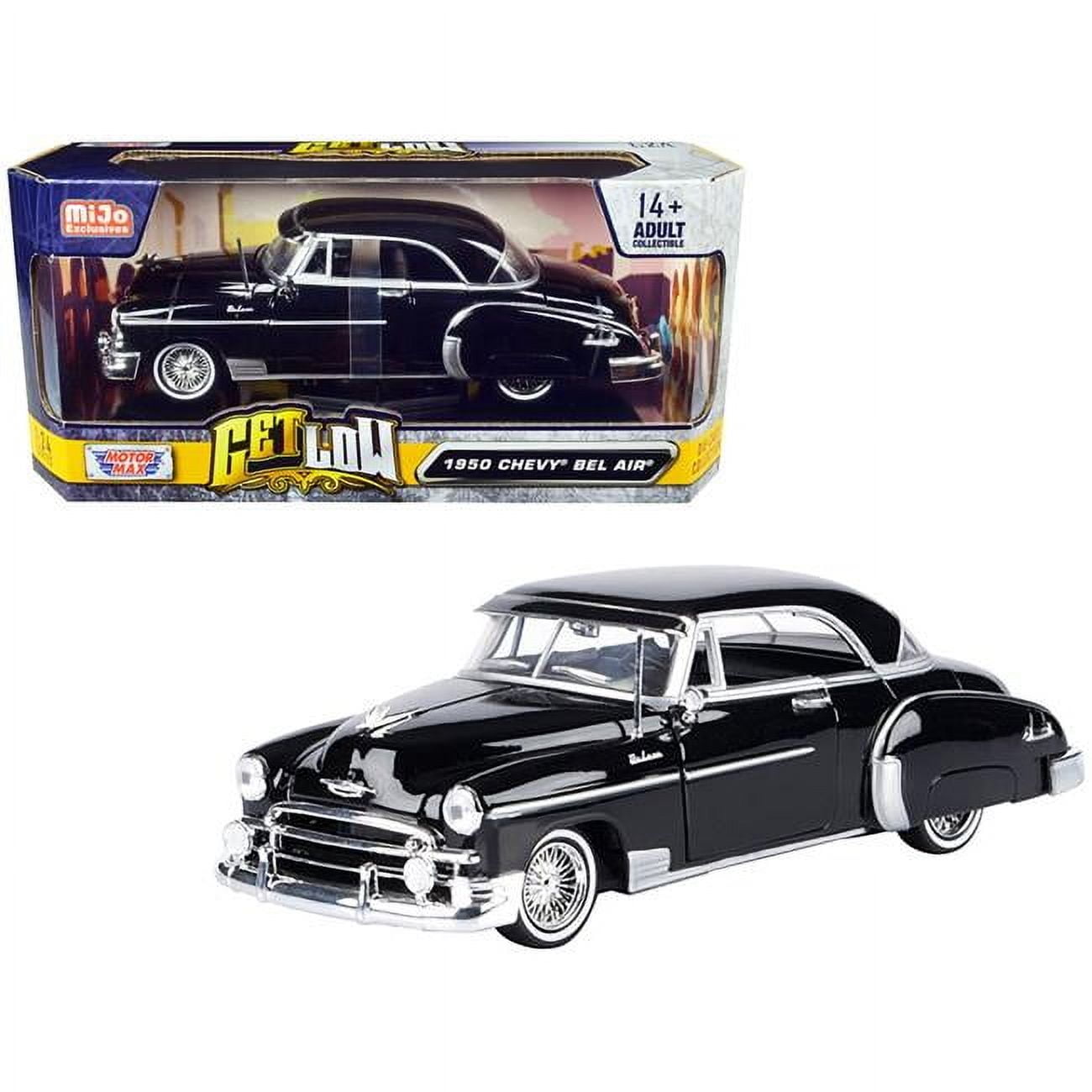 Motormax 79026BK 1950 Chevrolet Bel Air Lowrider Black Get Low Series 1 ...