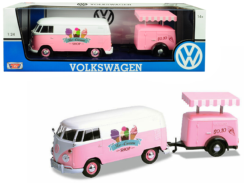 Volkswagen T1 Delivery Van with Ice-Cream Trailer - Walmart.com