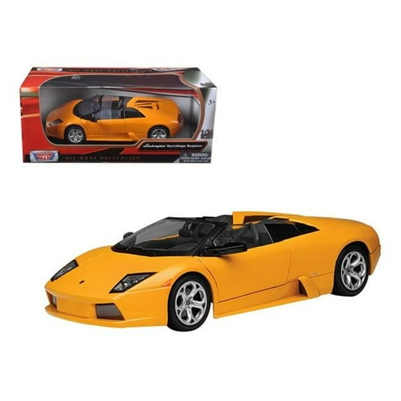 Motormax Lamborghini Murcielago Roadster Orange 1-24 Diecast Model Car ...