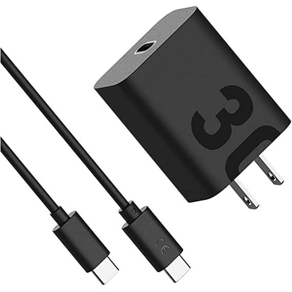 Motorola 30W TurboPower Charging, Universal USB-C Charger with Cable ...