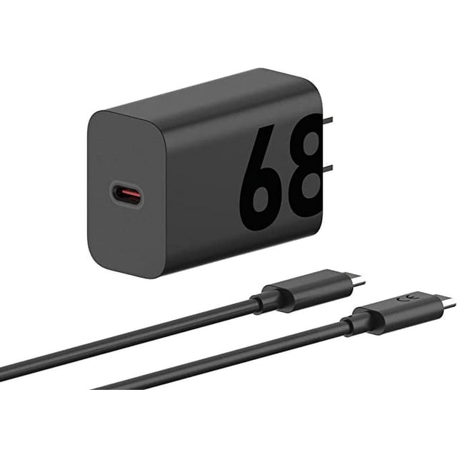 Motorola Turbo Power 68W Fast Universal GaN USB-C Charger for Edge Plus ...