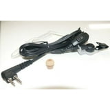 Motorola CP200 PR400 CLS HYT Radio Headset 2 Wire Surveillance Mic ...