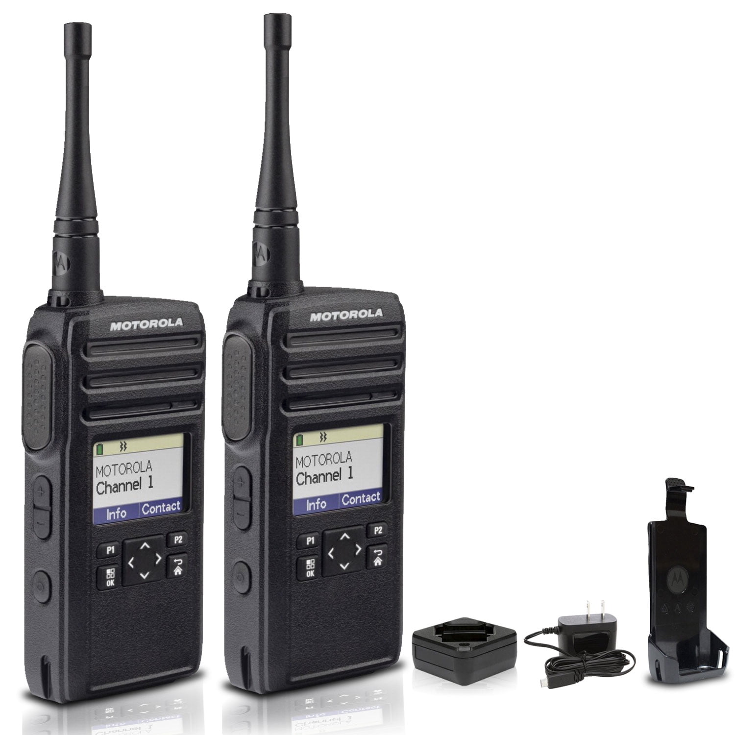 Motorola DTR700 Digital 2-Way Radio (50 Channels) (DTR700) (2-Pack ...