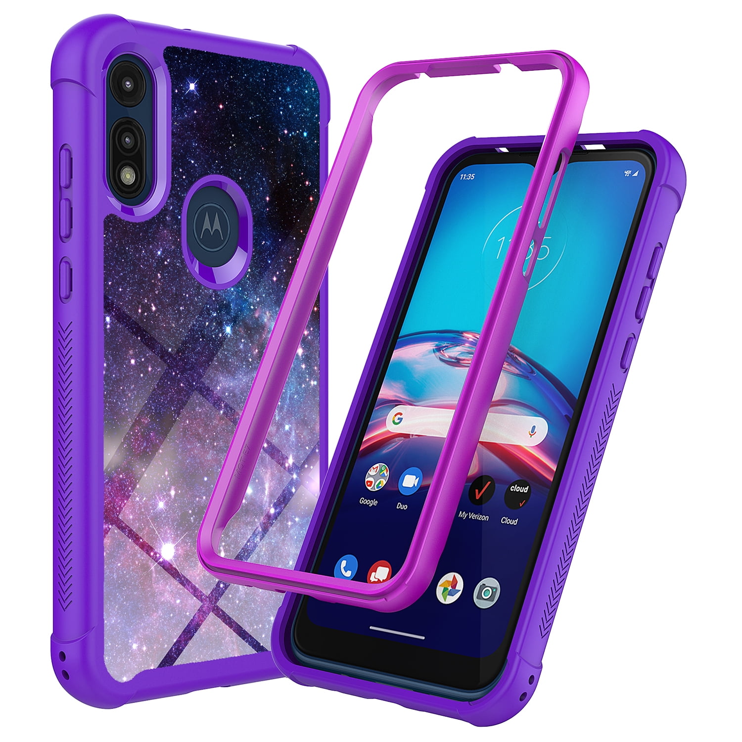 Motorola E 2020 Case, Rosebono Hybrid IMD Design Graphic Anti-Scratch ...