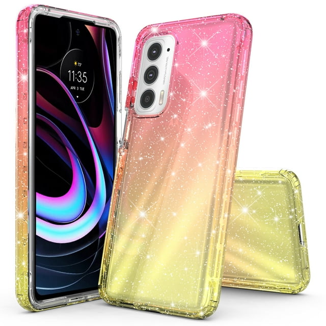 Motorola Edge 2021 Case, Moto Edge 5G UW 2021 Case, Rosebono Hybrid ...