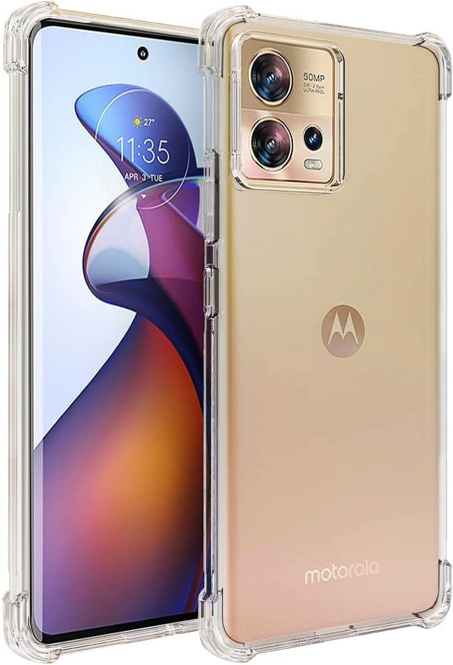 for Motorola Edge 30 Fusion Case,Moto S30 Pro Case Clear Transparent ...