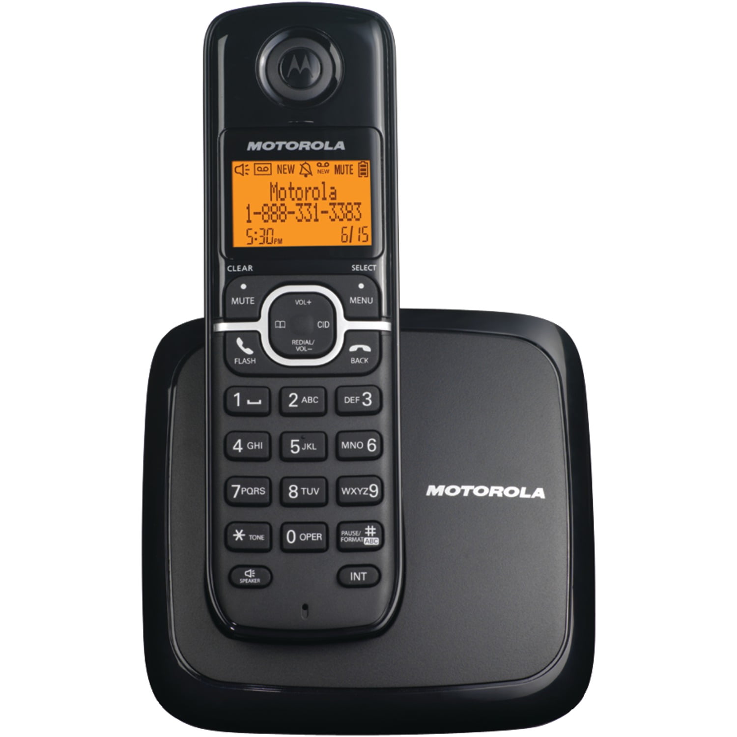 Motorola L601m Dect 6.0 Single-handset Cordless Phone System With ...