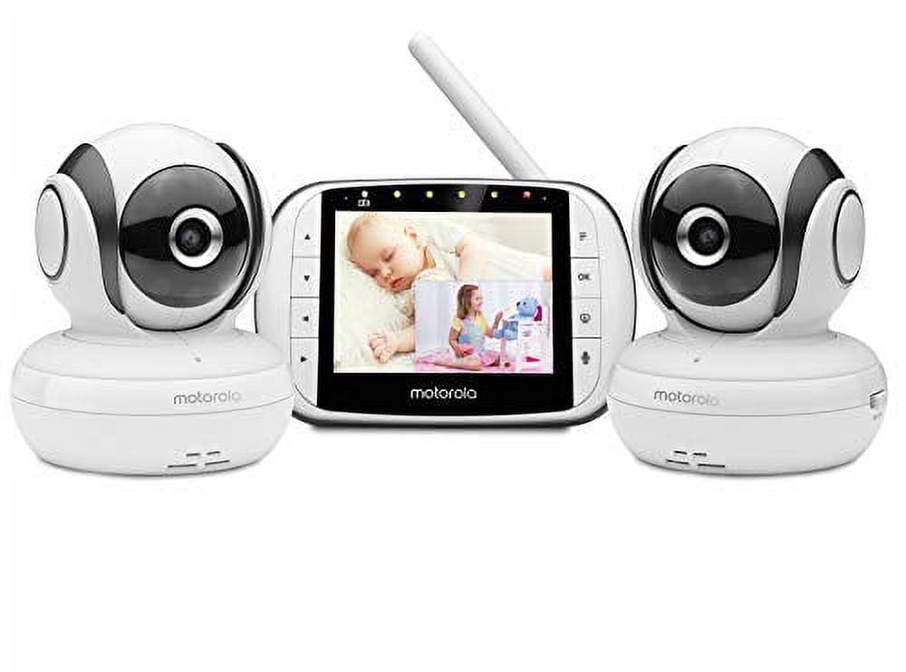 Motorola MBP36S-2WB Video Baby Monitor with 2 Cameras - Walmart.com