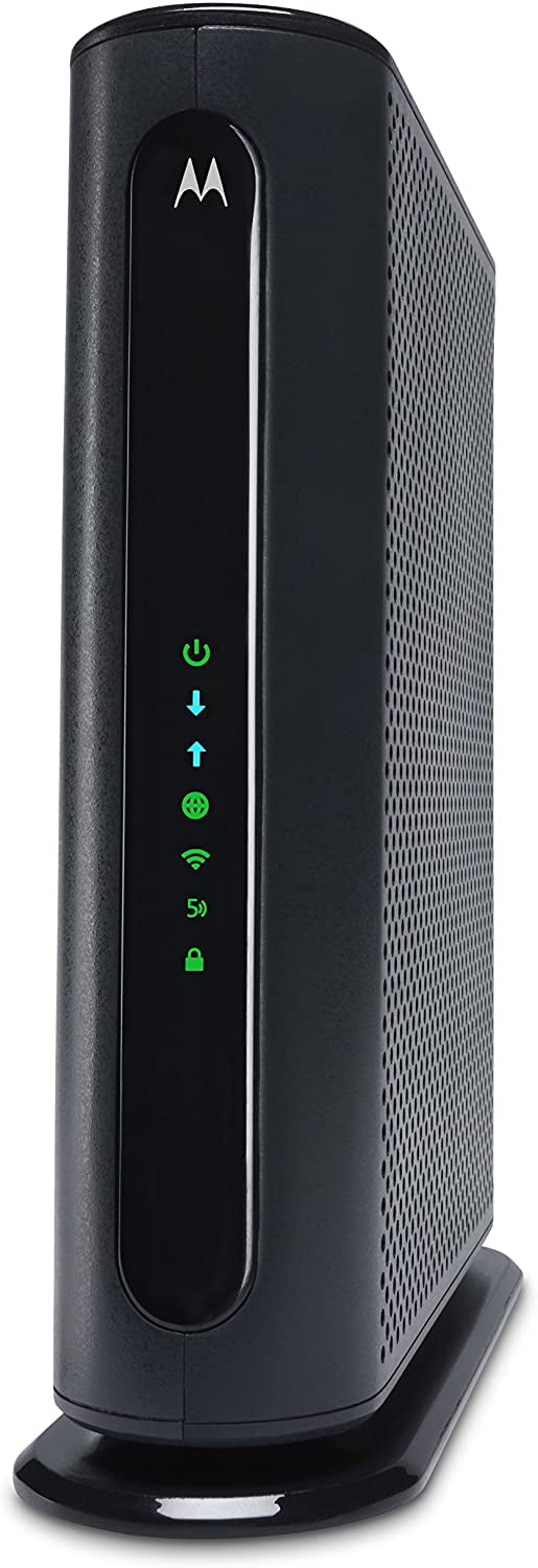Motorola MG7540 Wireless AC1600 Dual Band Wi-Fi Router, Cable Modem ...