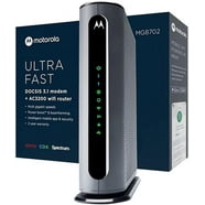Motorola MT8733 WiFi 6 Router, Multi-Gig Modem, 2 Phone Ports, Xfinity ...