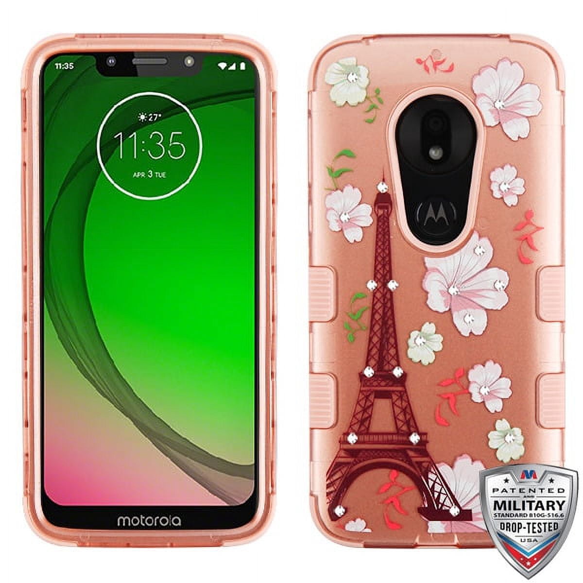 Motorola MOTO G7 PLAY Phone Case 3 in 1 Hybrid Impact Armor Hard PC ...