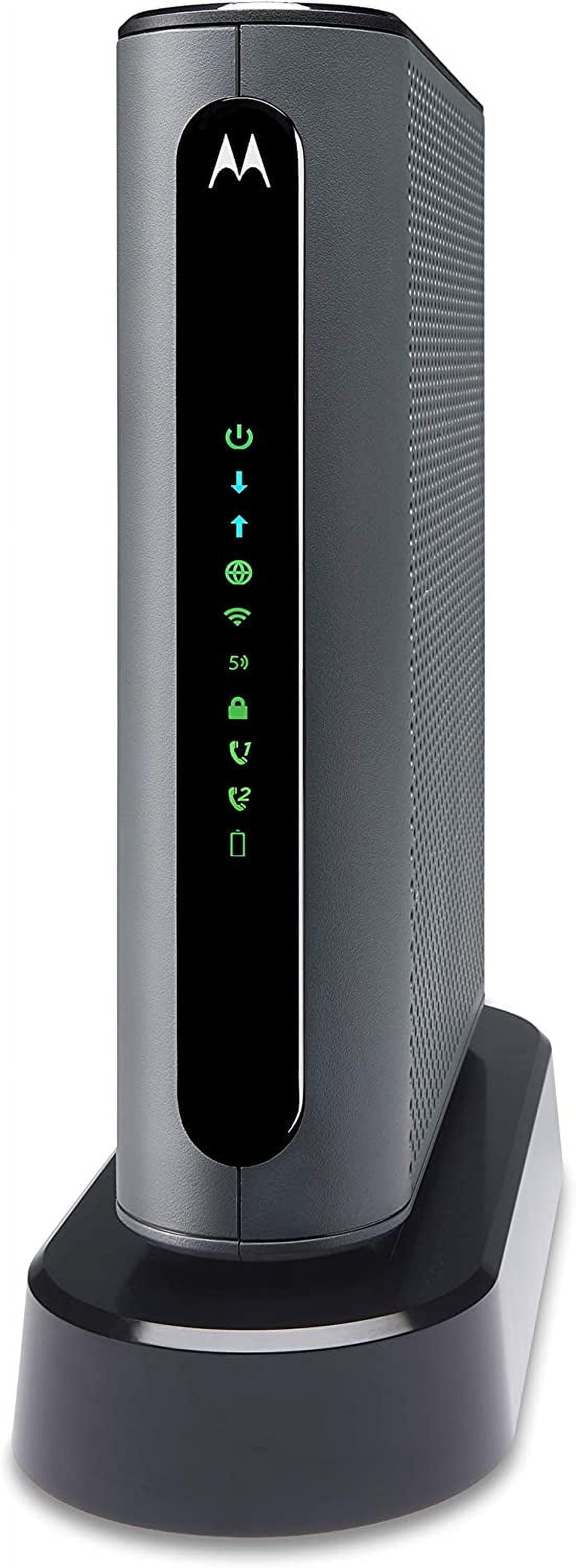 Motorola MT7711 Cable Modem, AC1900 Dual Band WiFi Gigabit Router, 2 ...