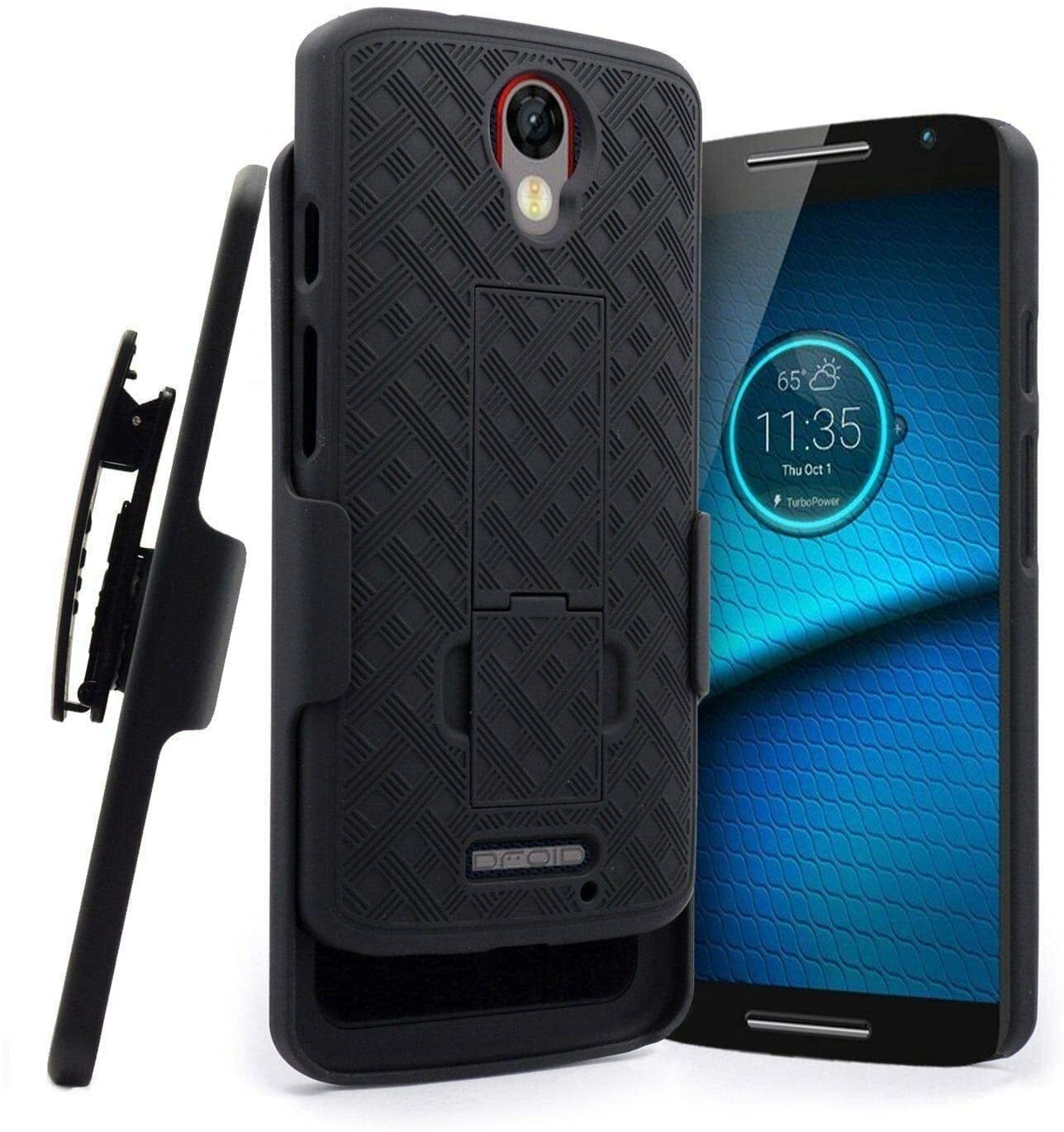 Motorola Moto Droid Turbo 2 Shell Holster Combo Case - Walmart.com