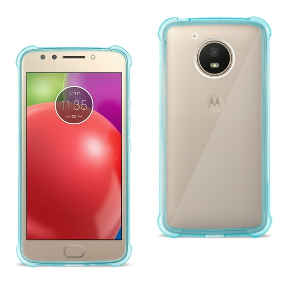 Motorola Moto E4 Active Clear Bumper Case With Air Cushion Protection ...