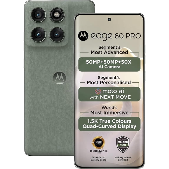 Motorola, Moto Edge 60 Pro 5G, XT2507-1, 512GB+12GB NFC 50MP - Walmart.com