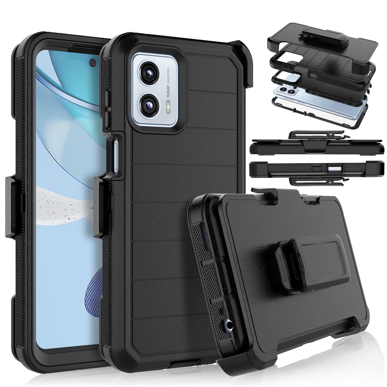 For Motorola Moto G 5G 2023 Case,Takfox Holster Phone Case with Built ...